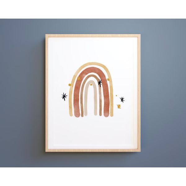 Posters – Boho Kinderkamer / Regenboog