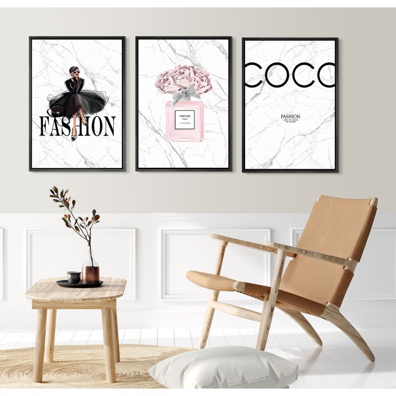 Posters - Mode Poster / Fashion / Set van 3
