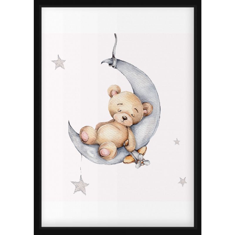 POSTER - Slapende Teddybeer