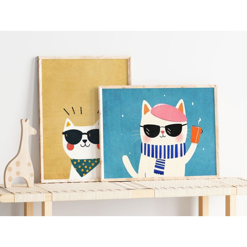 Poster - Cool Cat Collectie / Set van 2