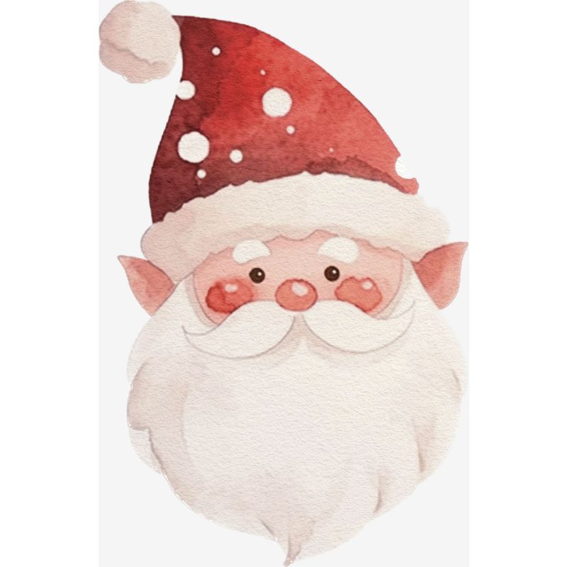 Kerstman Sticker voor Kerstmis