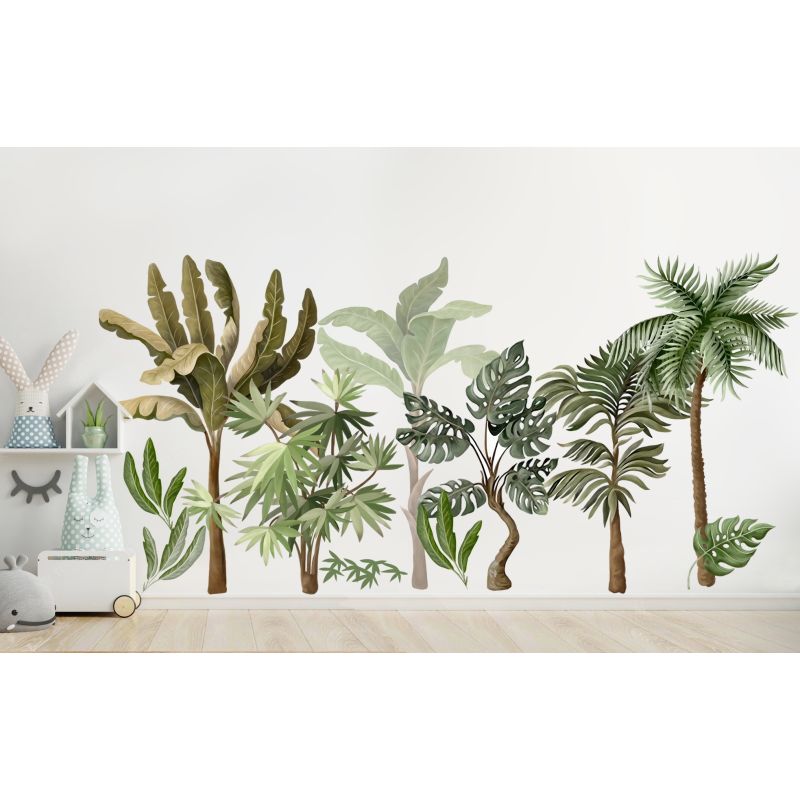 Muursticker - Palmbomen